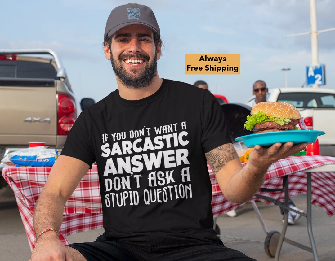 T-shirts With Funny Sayings for Men Women Sarcastic Answers - Etsy