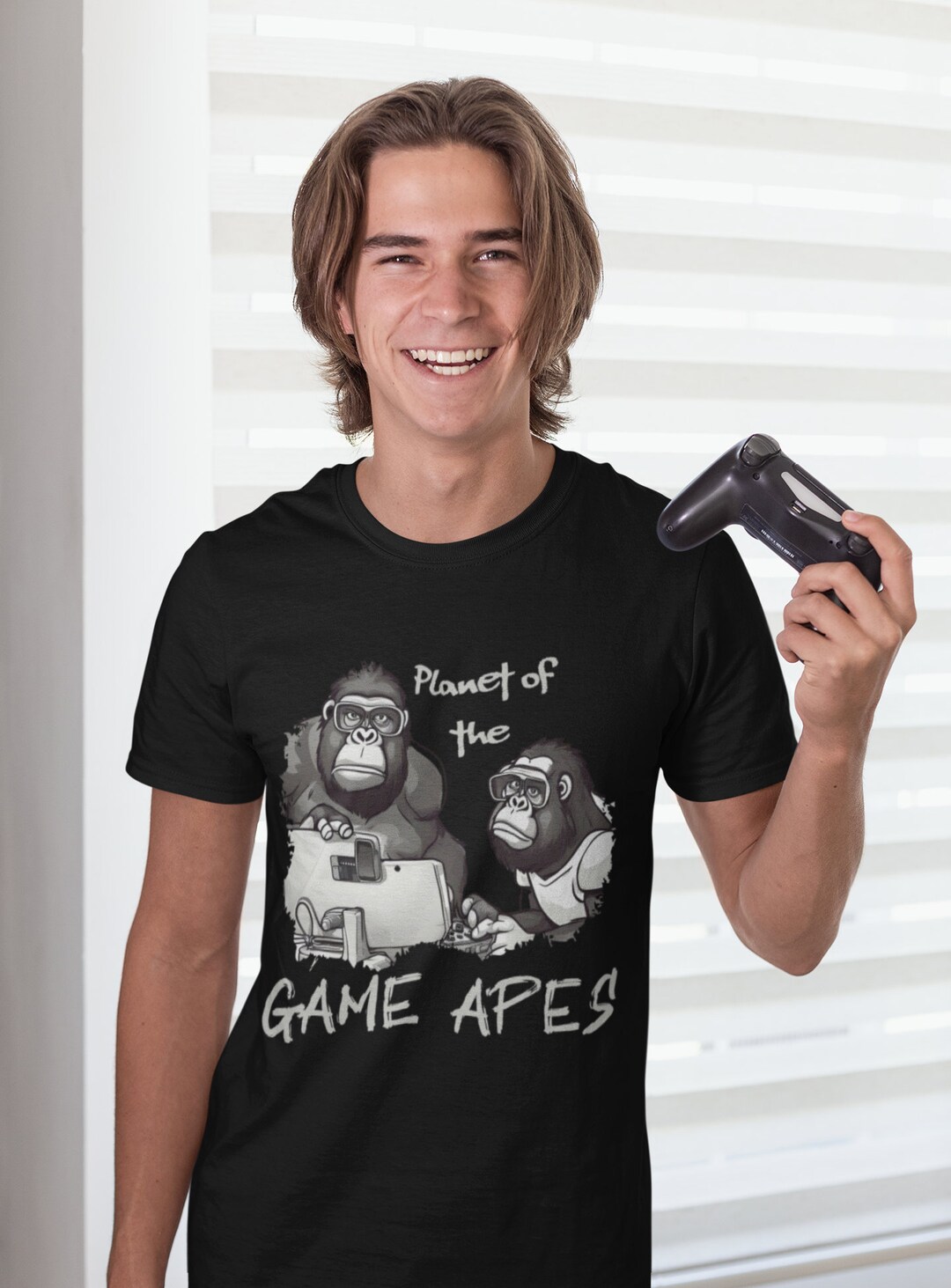 Funny Video Game Shirts, Gaming T-shirts for Men Women Teens, Planet ...
