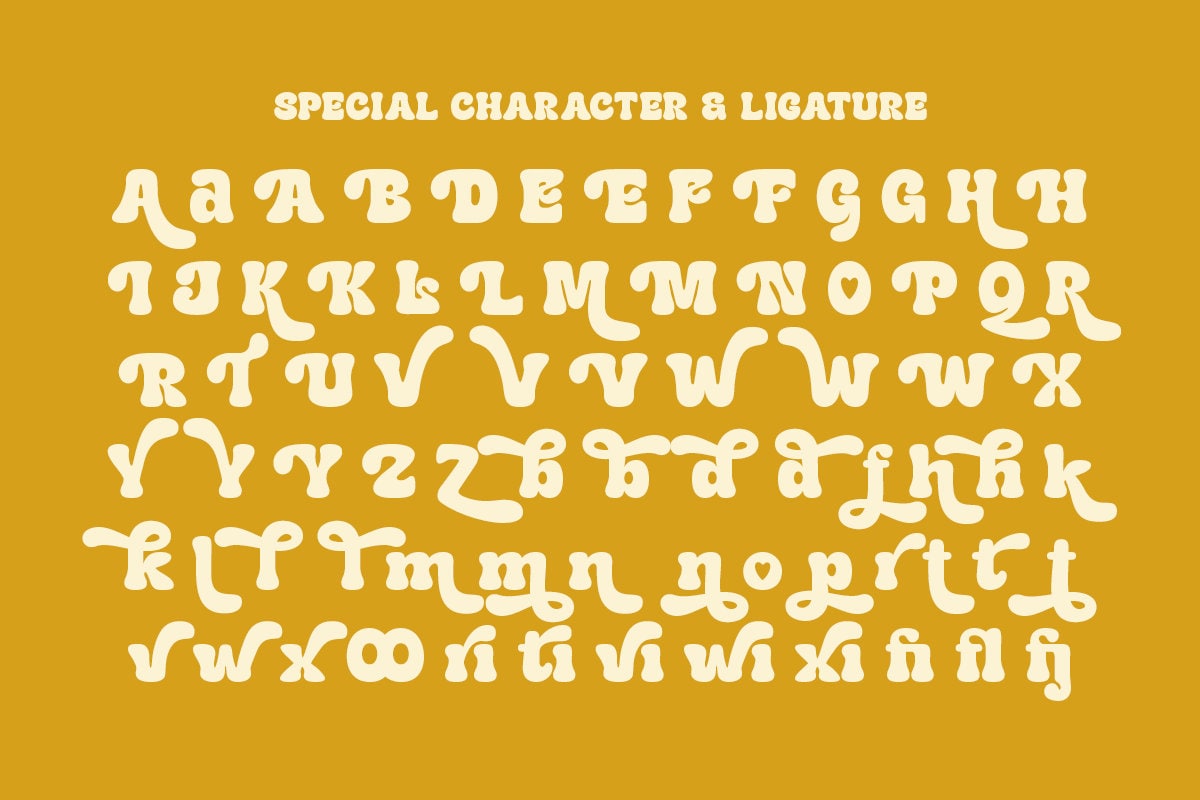 Early Quake Font, Retro Wavy Font, Fonts Procreate, Fonts Cricut, 60s ...