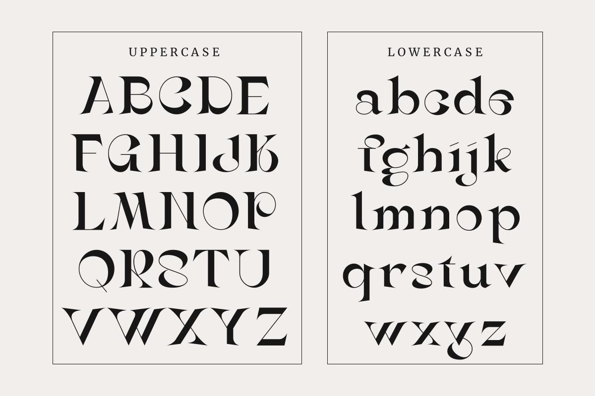 Seraya Modern Display Font, Grotesk Font, Minimalist Font, Contemporary ...