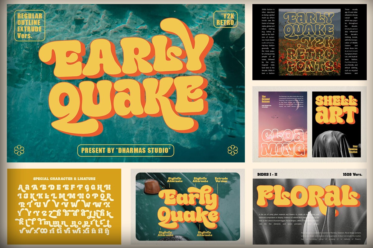 Modern Retro Font Bundle Vol. 2 - Font Bundle, Cricut Font, Font Bundle ...