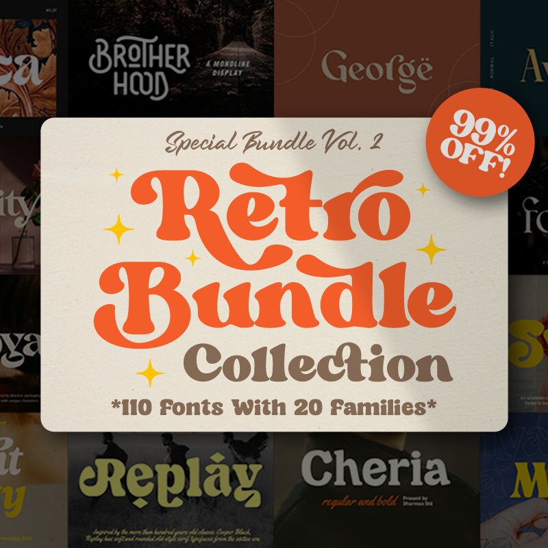 Font Bundle - Etsy
