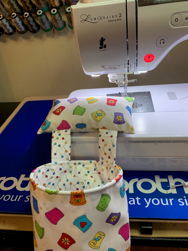 Thread Catcher W/pincushion A must Have and a - Etsy