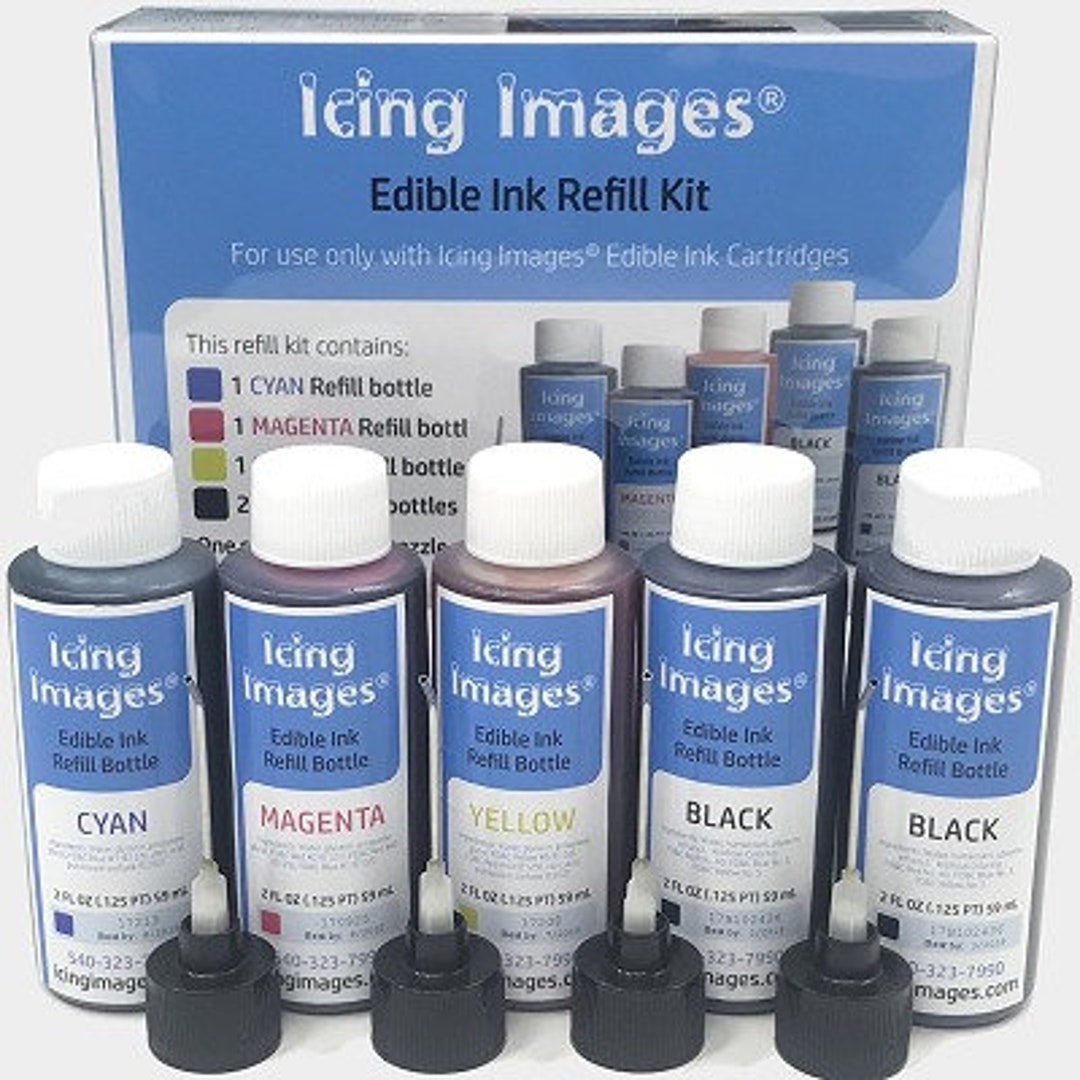 Edible Ink Refill Kit, Icing Images - Etsy