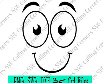 Smiley face svg | Etsy
