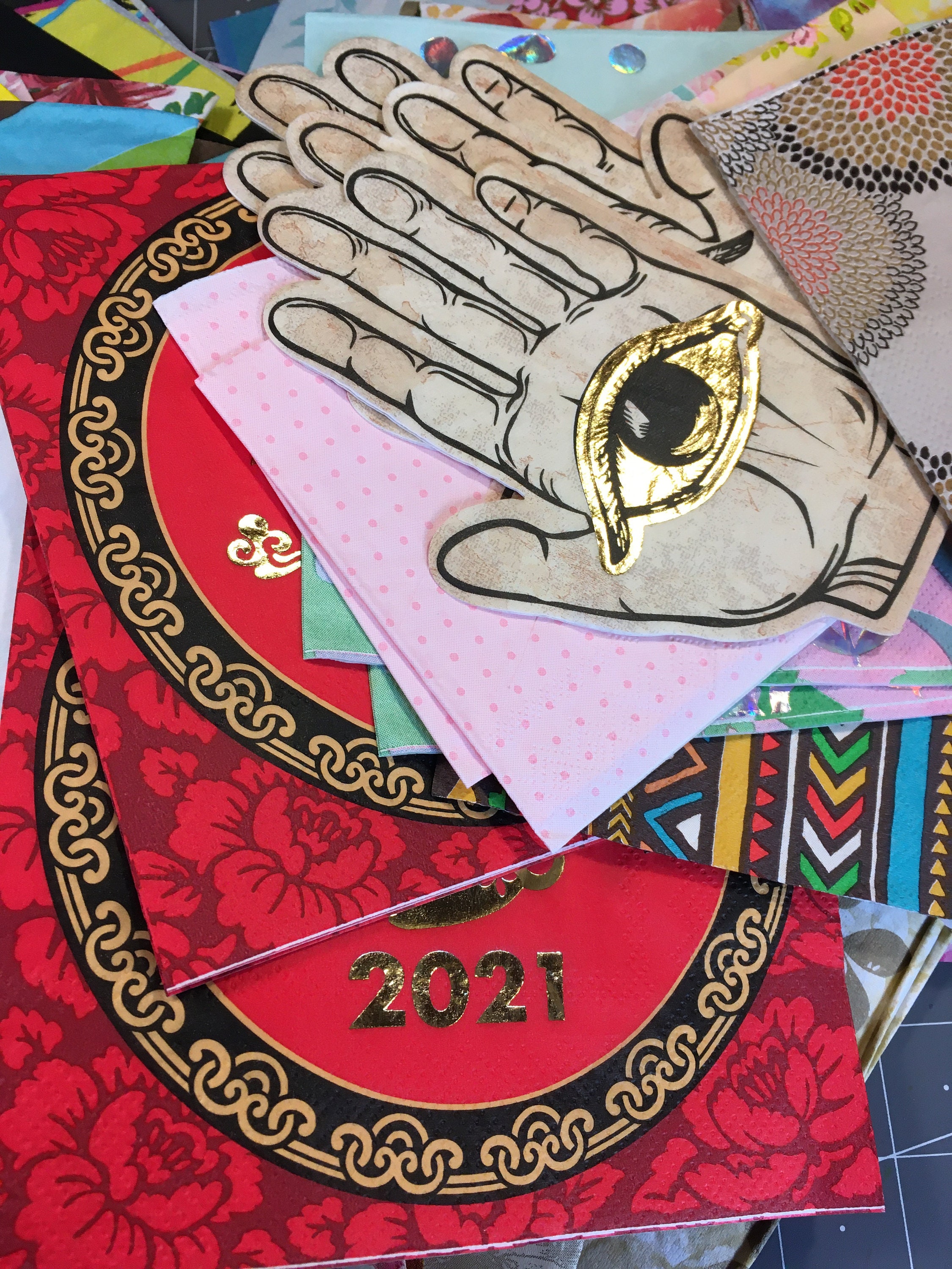 Grab Bag of Assorted Napkins various Package Sizes - Etsy