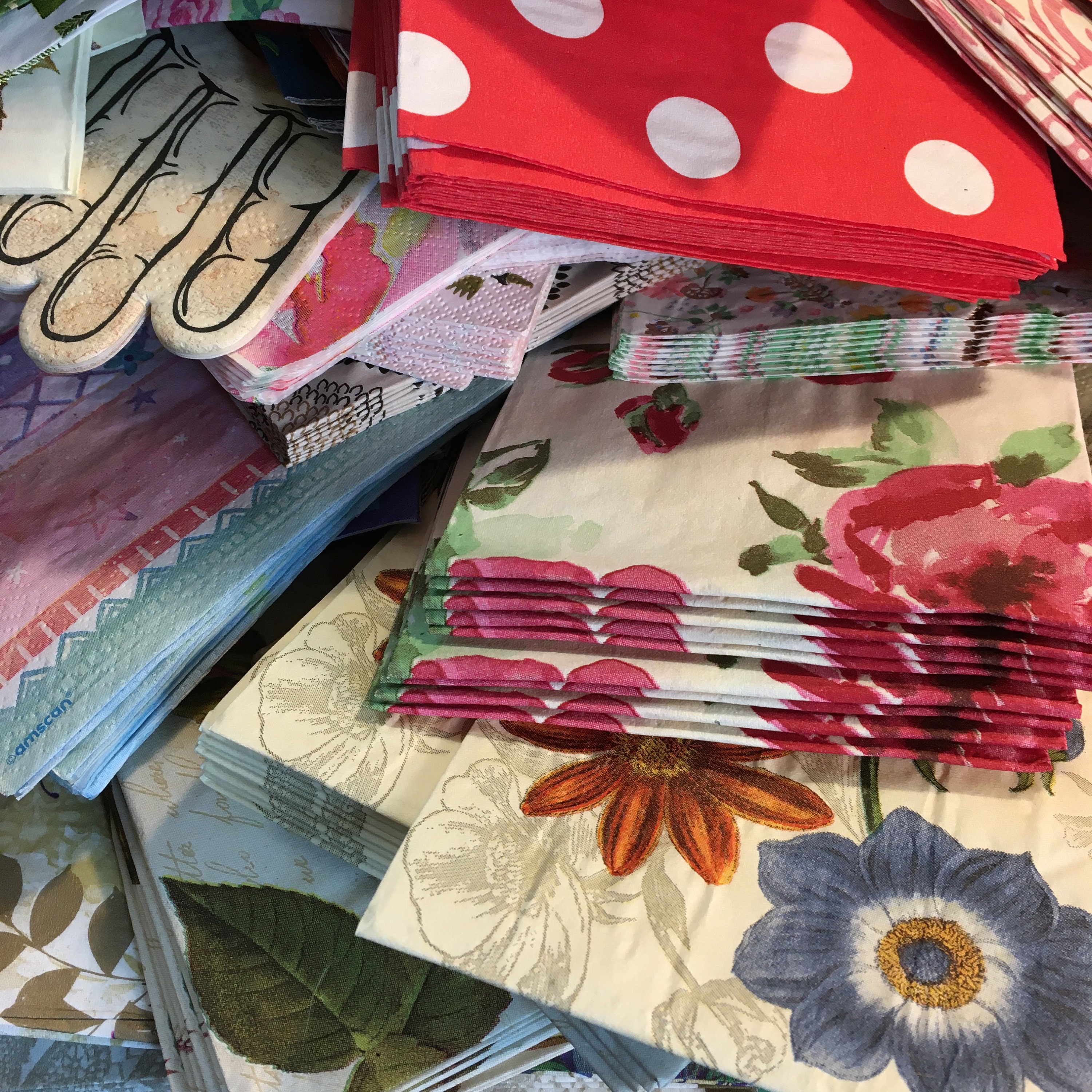 Grab Bag of Assorted Napkins various Package Sizes - Etsy