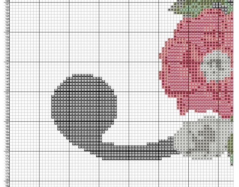 J Floral Letter Cross Stitch Pattern, Floral Monogram Cross Stitch ...