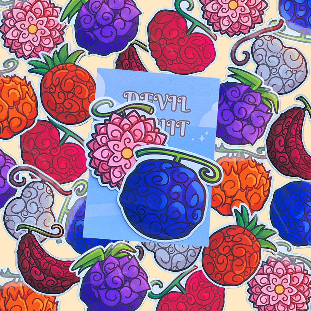 Devil Fruits - Stickers - Etsy