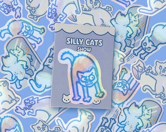 Silly Cat Memes Stickers - Etsy