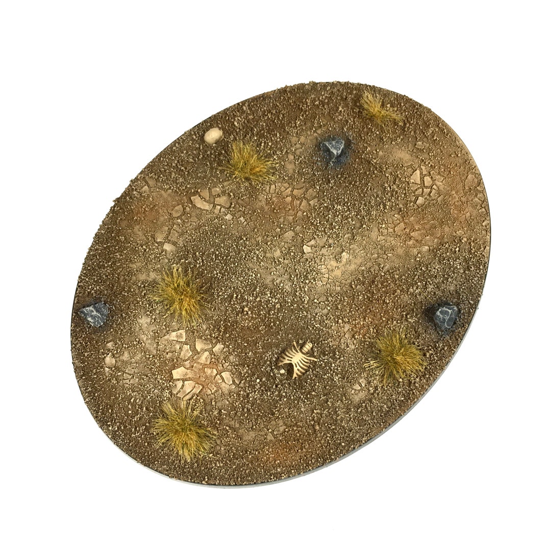 120mm Base for Miniatures, Painted EARTH, 1 Wargaming and Role Playing ...