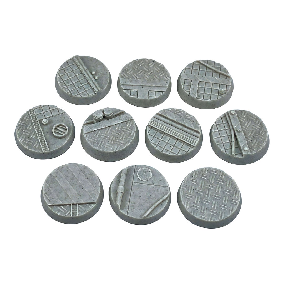 25mm Bases for Miniatures Unpainted Industry 10 Wargaming - Etsy