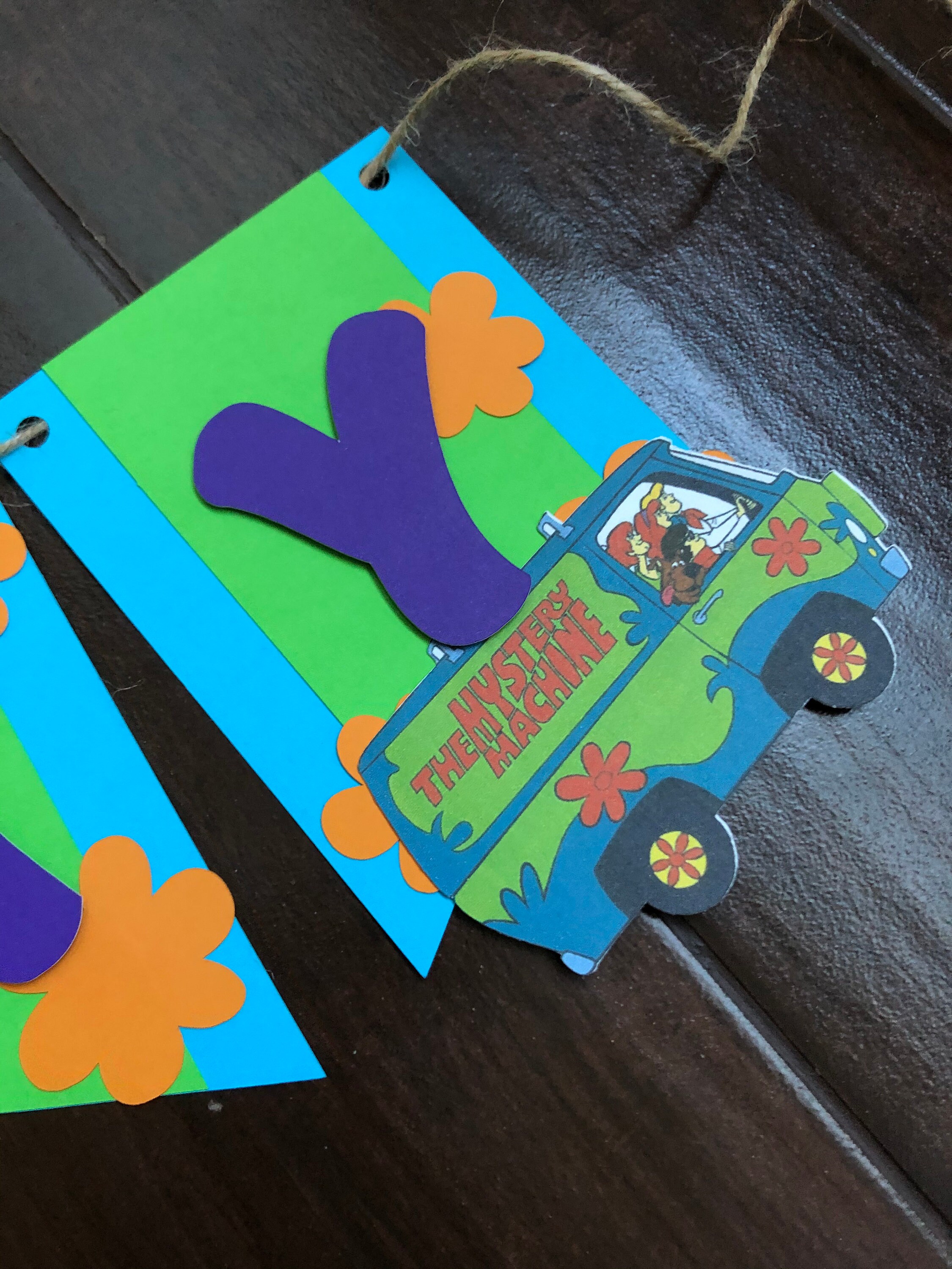 Scooby-doo Banner Scooby Doo Birthday Banner Scooby-doo | Etsy