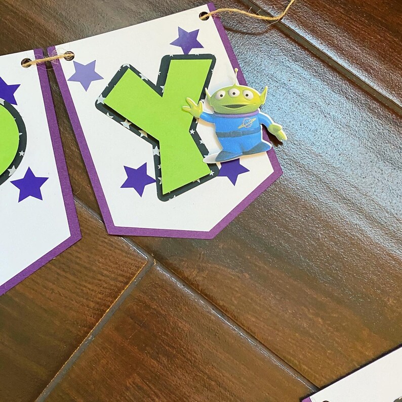 Buzz Lightyear Buzz Lightyear Birthday Banner Buzz Lightyear | Etsy