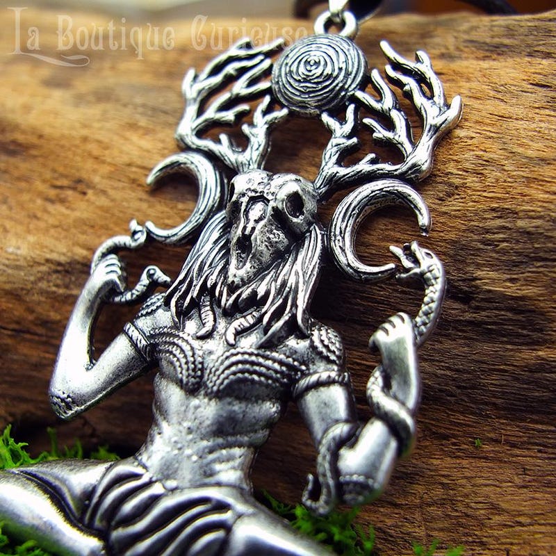 Cernunnos Wiccan Pendant - Etsy UK