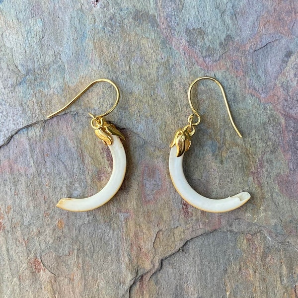 Bone Earrings - Etsy