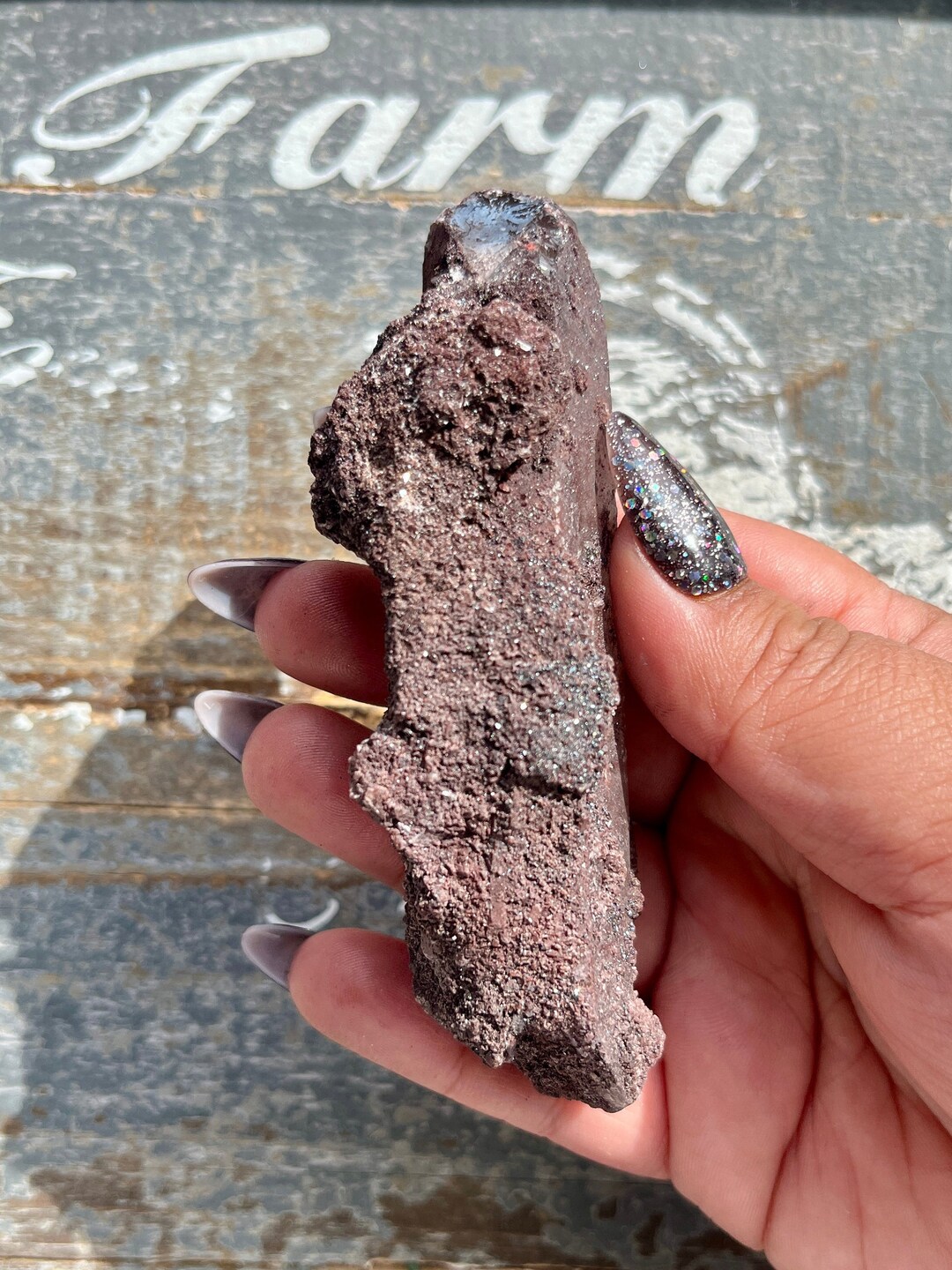 Gorgeous Red Dragon Quartz With Glittering Hematite From Amazonas ...