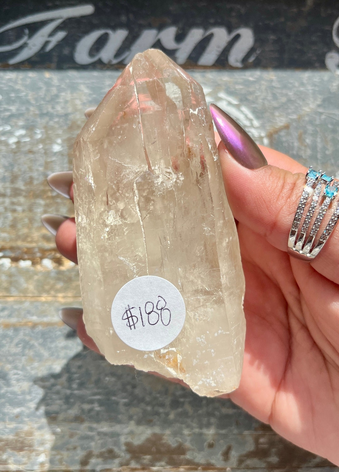 Stunning Elestial/etched Citrine Large Point From Brazil - Etsy