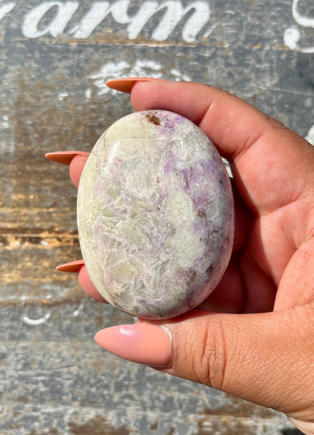 Gorgeous Hackmanite Palm Stone From Afghanistan UV Reacts Orange - Etsy