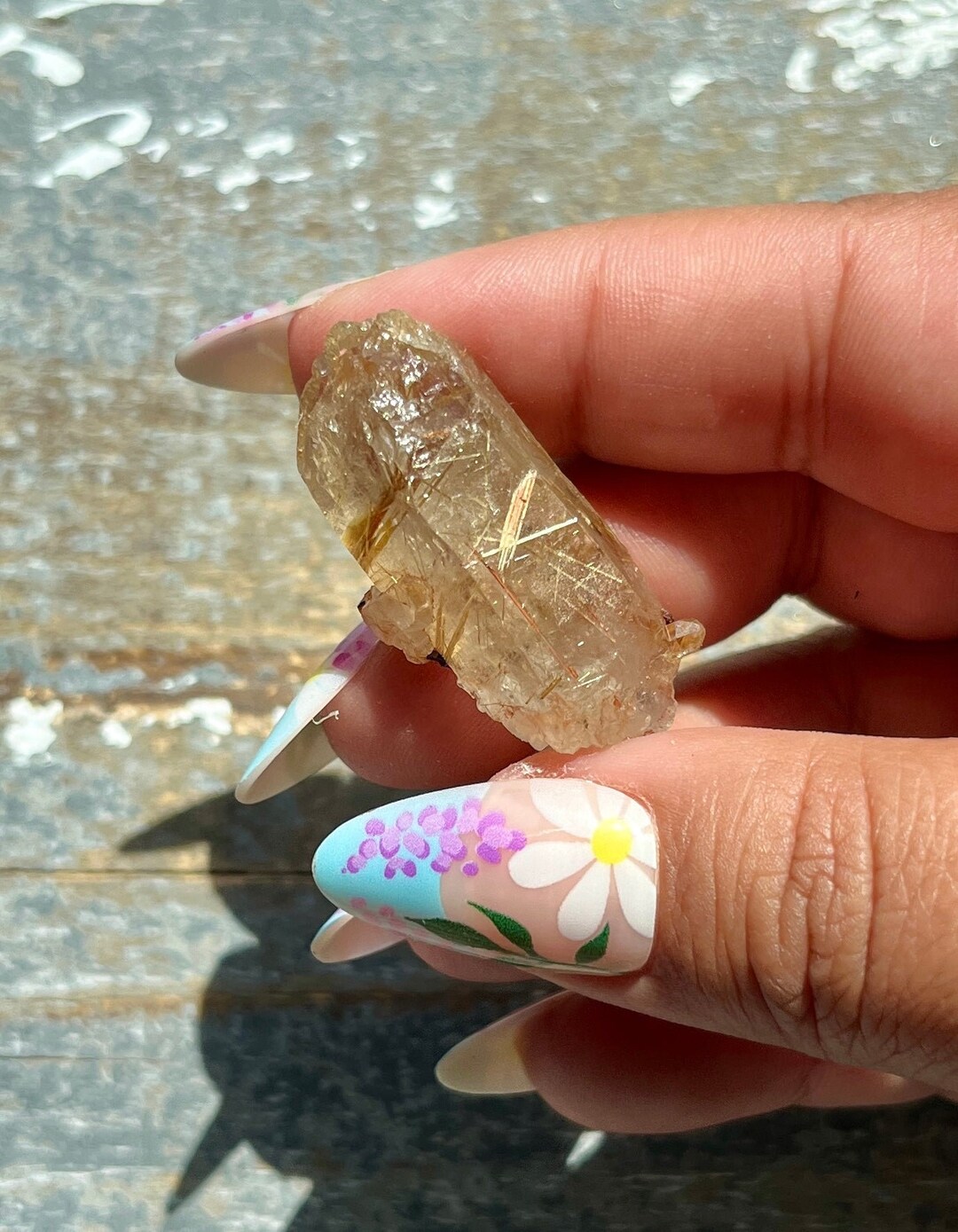 Gorgeous Golden Rutile Point From India - Etsy