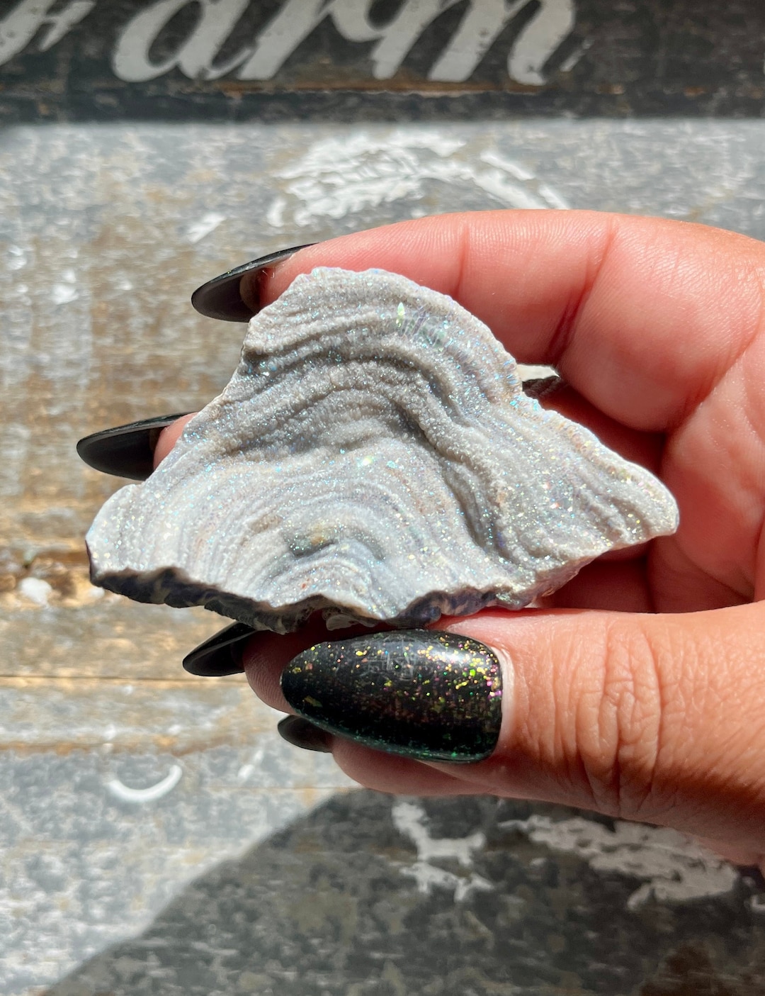 Gorgeous Mermaid Stone AKA Opal Aura Druzy Chalcedony tucson Gem Show ...