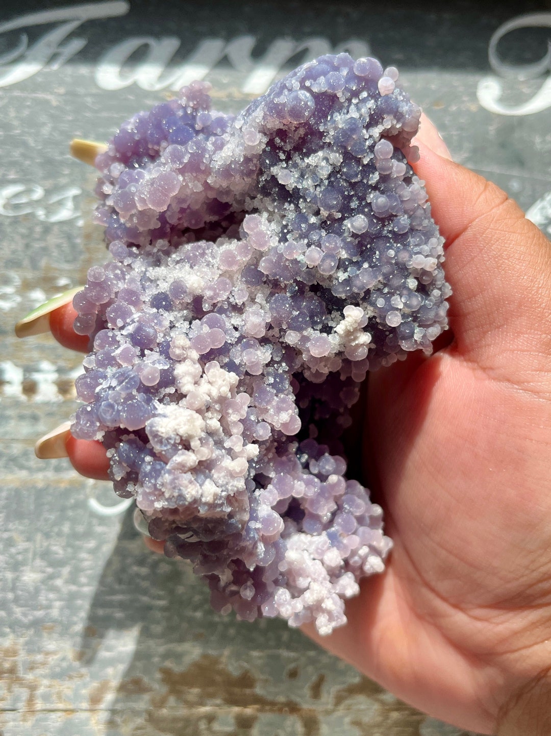 Gorgeous Super Sparkly Grape Agate From Indonesia - Etsy
