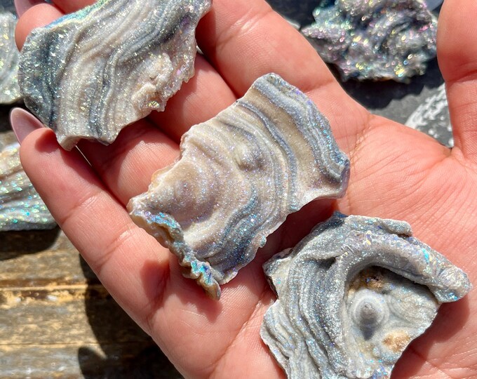 One (1) Gorgeous Mermaid Stone AKA Opal Aura Druzy Chalcedony *tucson ...