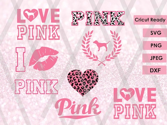 LOVE PINK Bundle SVG Png Vs Kids Gift for Her Mom - Etsy