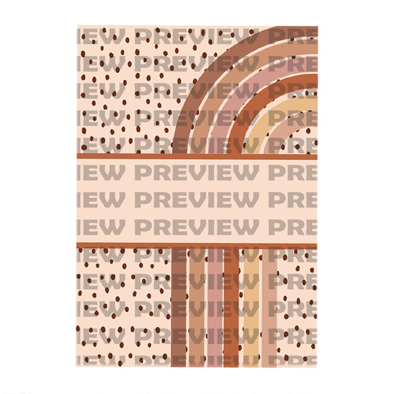 Boho Hall Pass Rainbow Themed Classroom Decor Dot Print Chic - Etsy