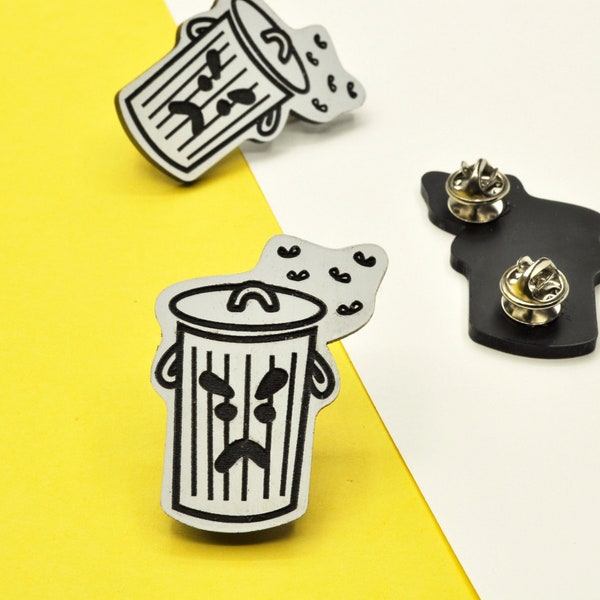 Laser Cut Trash Can - Etsy