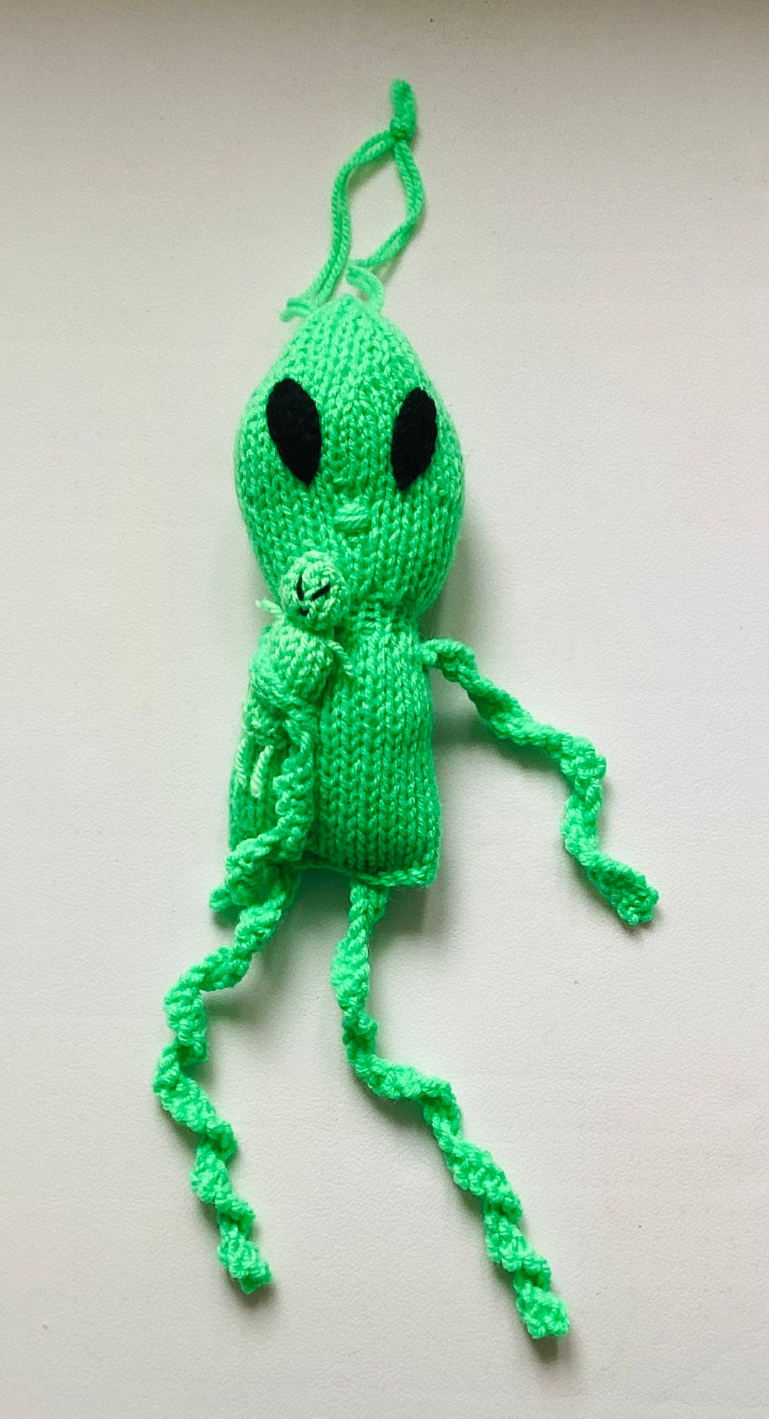 Alien Plush, Green Alien, Alien Baby, Knit Alien, Alien, Long Alien - Etsy
