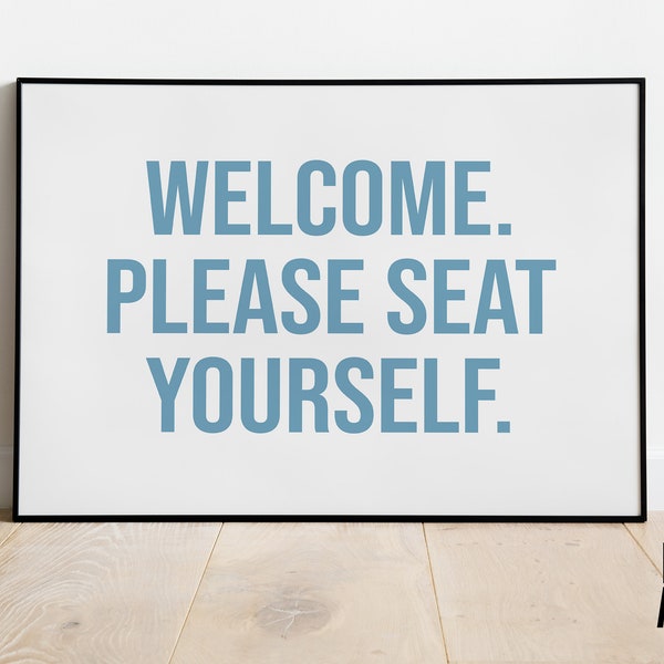 Seat Yourself - Etsy