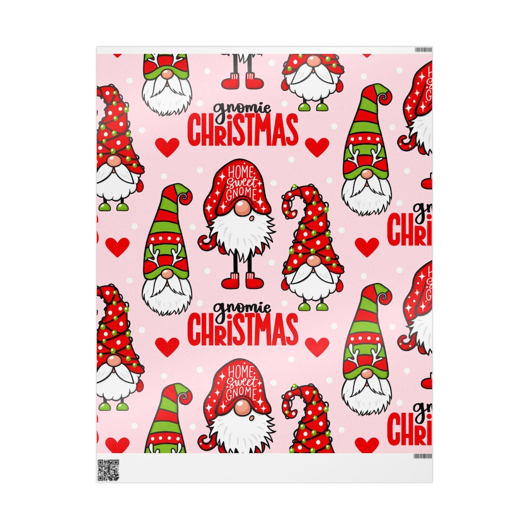 Gnome Christmas Wrapping Papers - Etsy