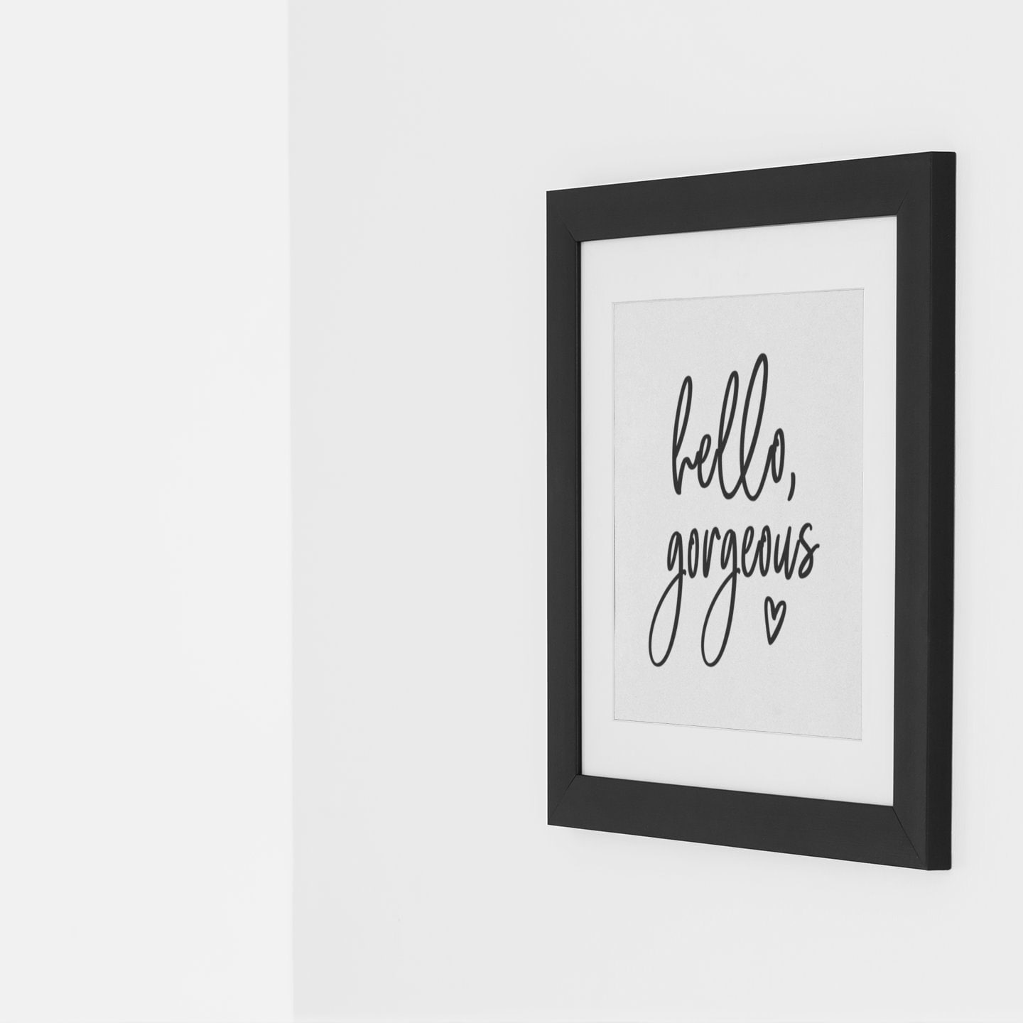 Hello Gorgeous Printable Quote Wall Art & Home Decor for - Etsy