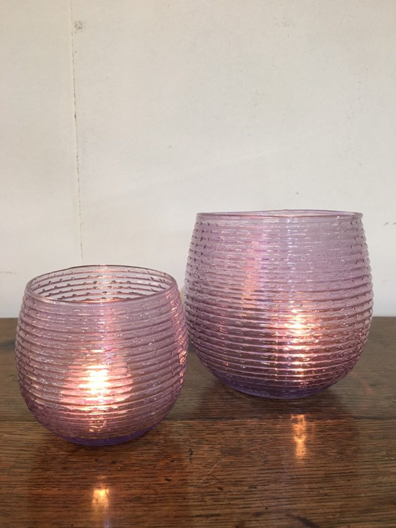 Small Purple T/light Holder - Etsy