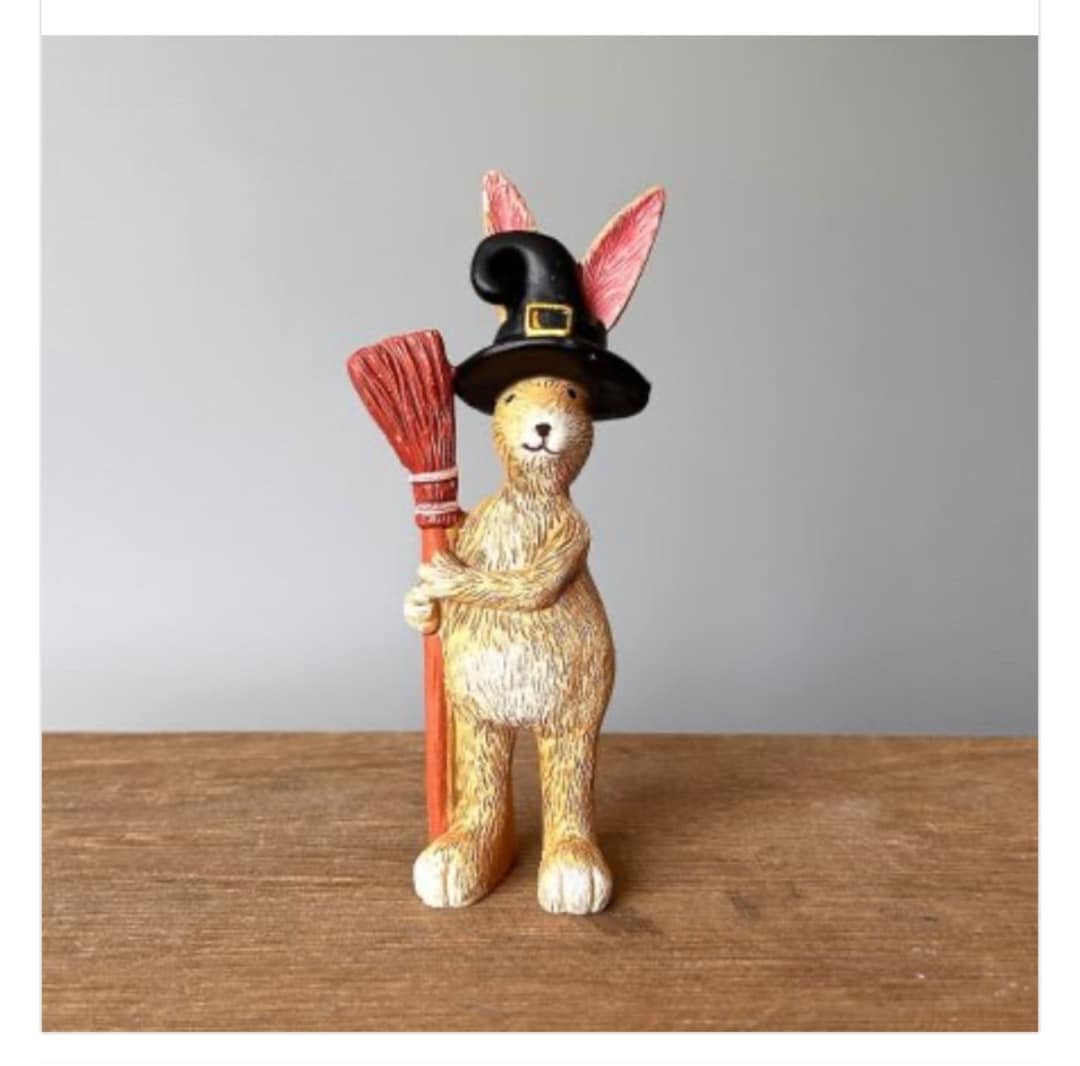 Cute Standing Witch Rabbit - Etsy