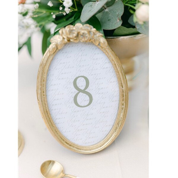 Table Number Display - Etsy