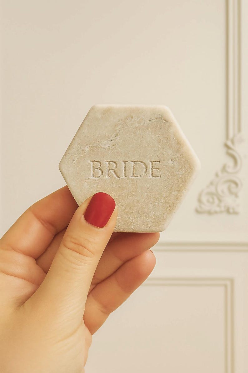 Natural Engraving Marble Place Card, Custom Lettering, Personalized ...