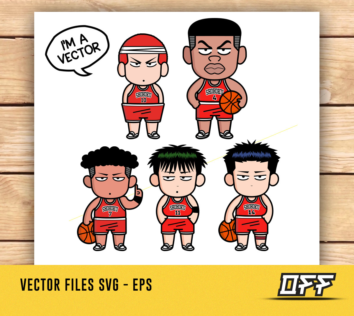 Slam Dunk Shohoku Rukawa