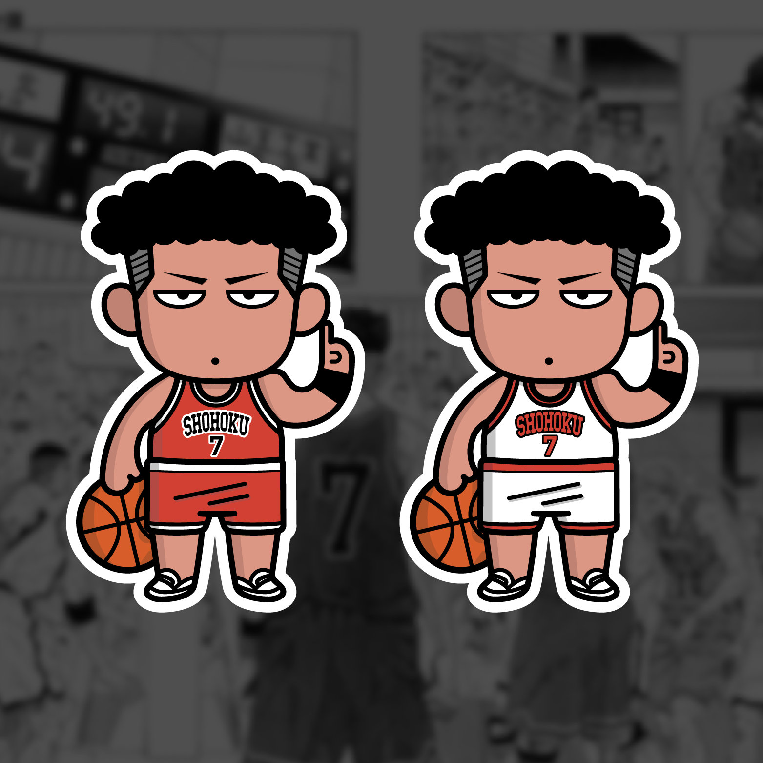 Slam Dunk Chibi Wallpaper Shohoku