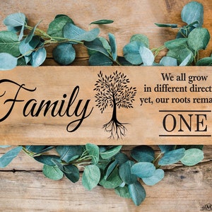 Family Roots Sign.rustic Family Sign.roots Remain the Same - Etsy