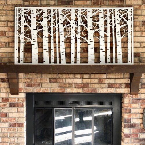 3D Stylish Wood Wall Art Decor BIRCH TREE Wall Panel - Etsy