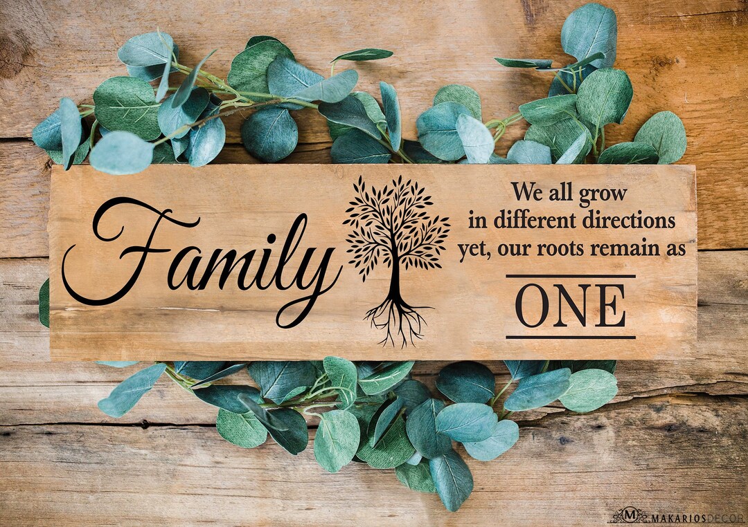 Family Roots Sign.rustic Family Sign.roots Remain the Same - Etsy