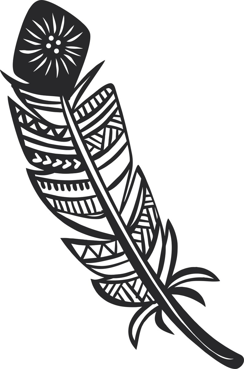 Feather Sign Rustic Feather Art Rustic Decor Distressed - Etsy