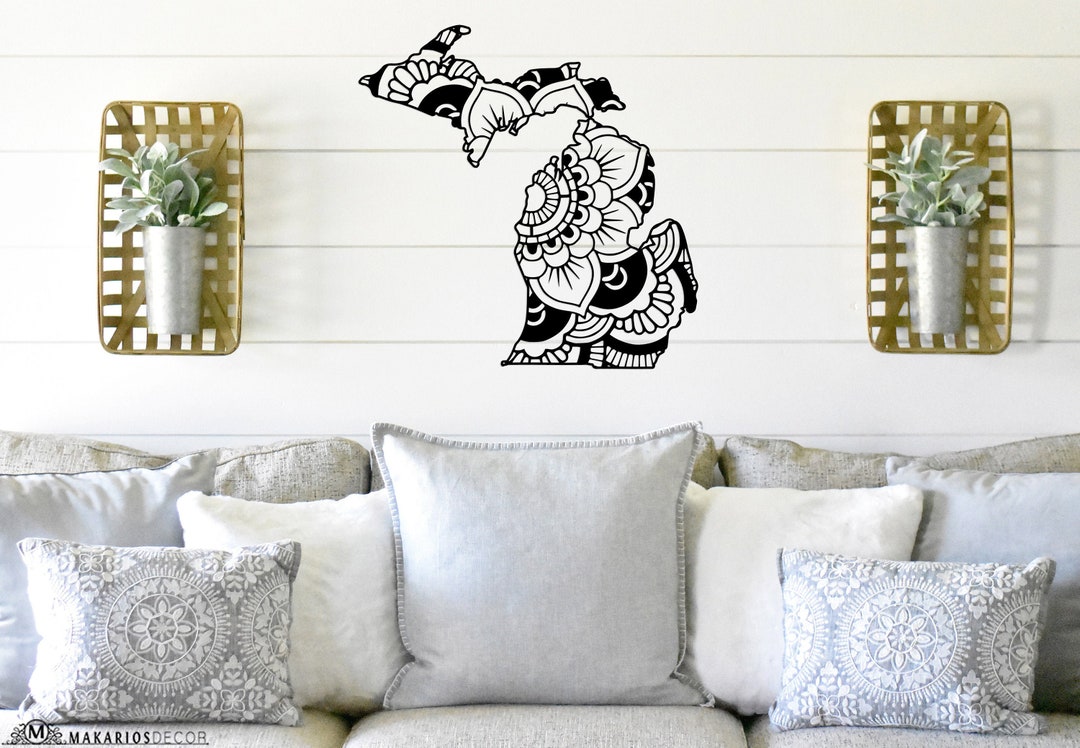 Michigan Home Decor Pure Michigan Michigan Sign Great - Etsy