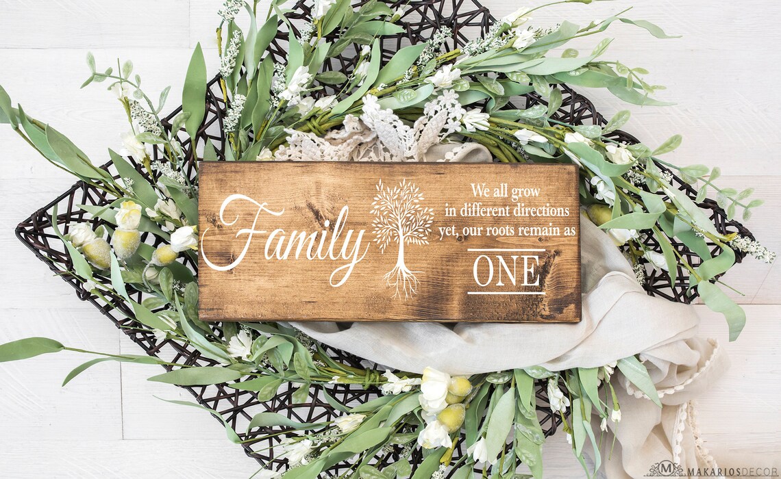 Family Roots Sign.rustic Family Sign.roots Remain the Same - Etsy