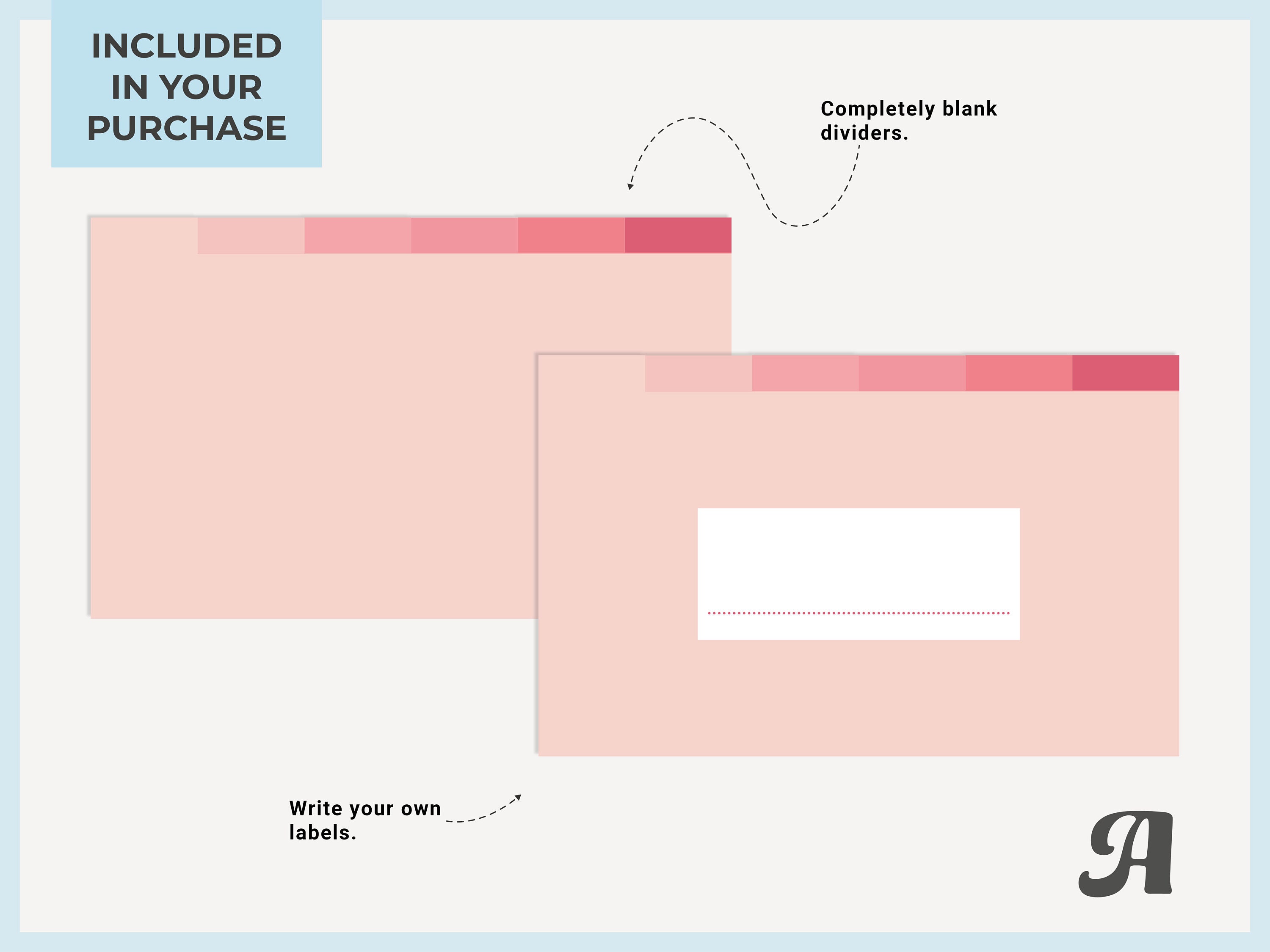 Pink Budget Binder Printable Dividers and Inserts, Cash Stuffing ...