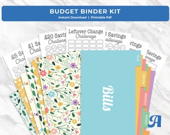 Budget Binder Printable Dividers and Inserts Savings Folder - Etsy