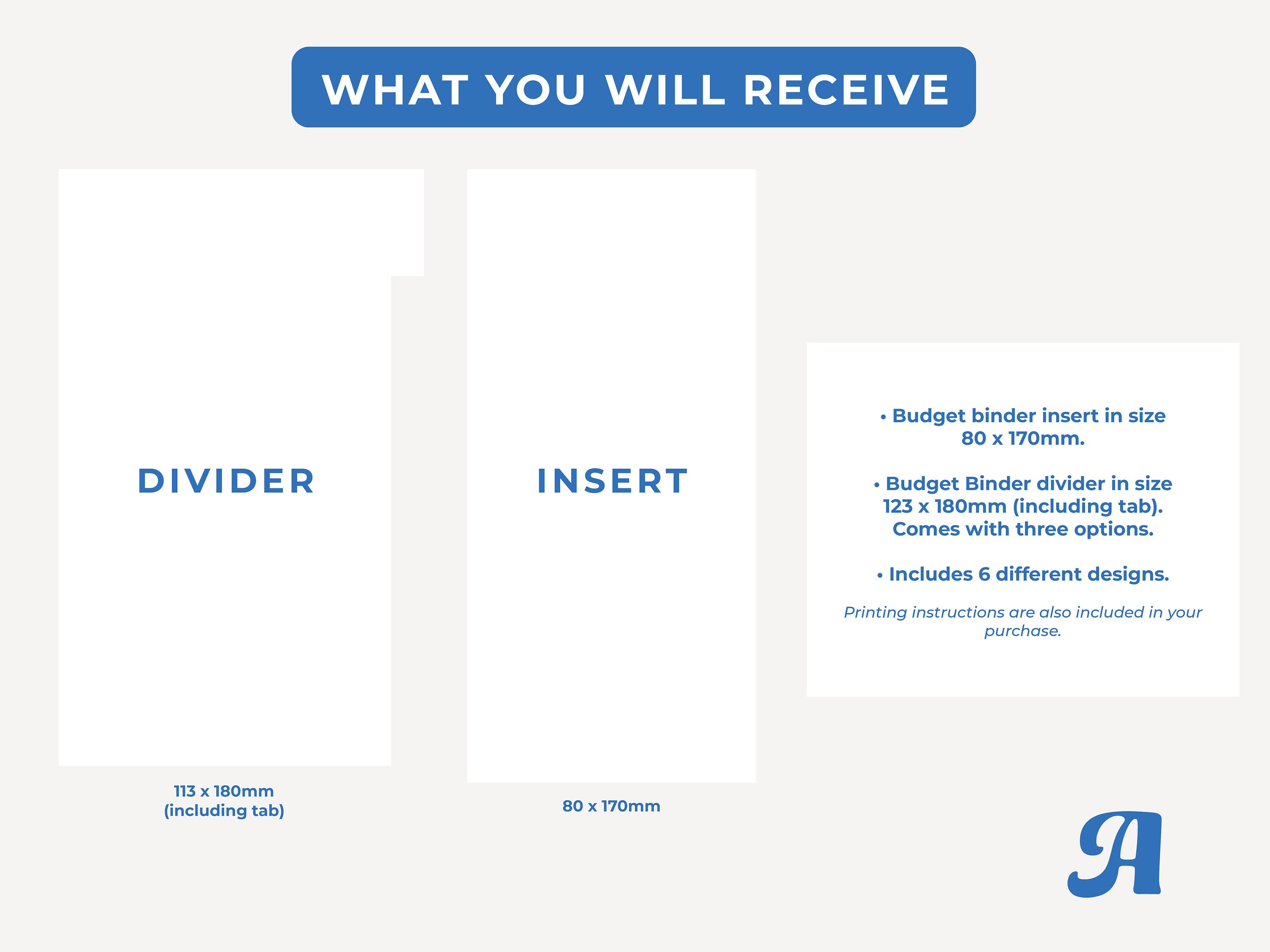 Budget Binder Printable Dividers and Inserts Daily Money - Etsy