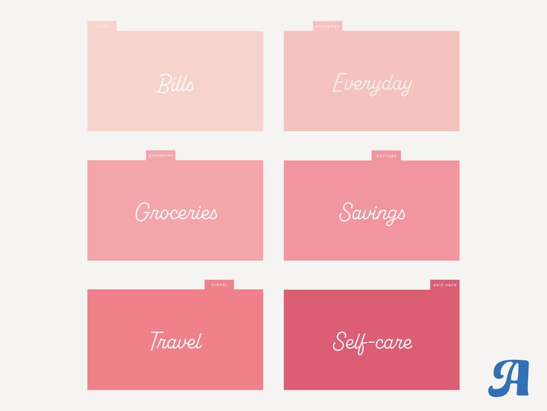 Pink Budget Binder Printable Dividers and Inserts Cash - Etsy
